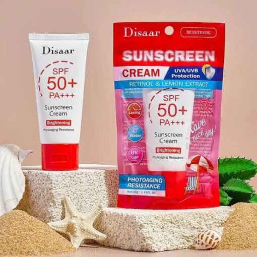 Disaar Sunscreen cream SPF 50+ UVA/UVB Protection | BIOAQUA Pakistan