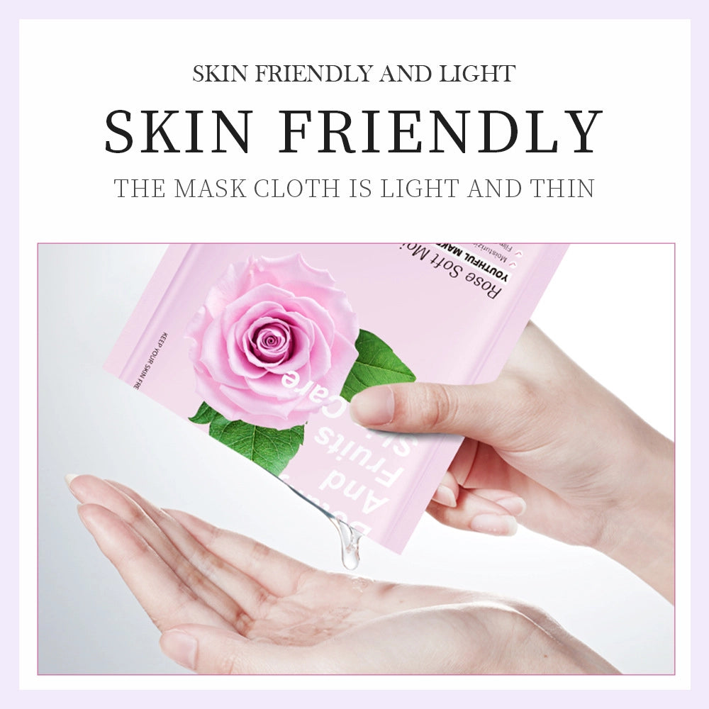 Sadoer Botany And Fruits Rose Moisturizing Face Sheet Mask | BIOAQUA Pakistan