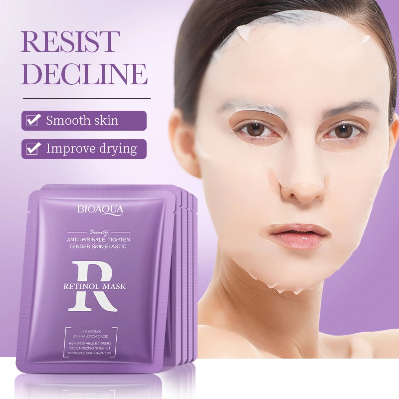 BIOAQUA Retinol Anti-Wrinkle Tighten Tender Facial Sheet Mask | BIOAQUA ...