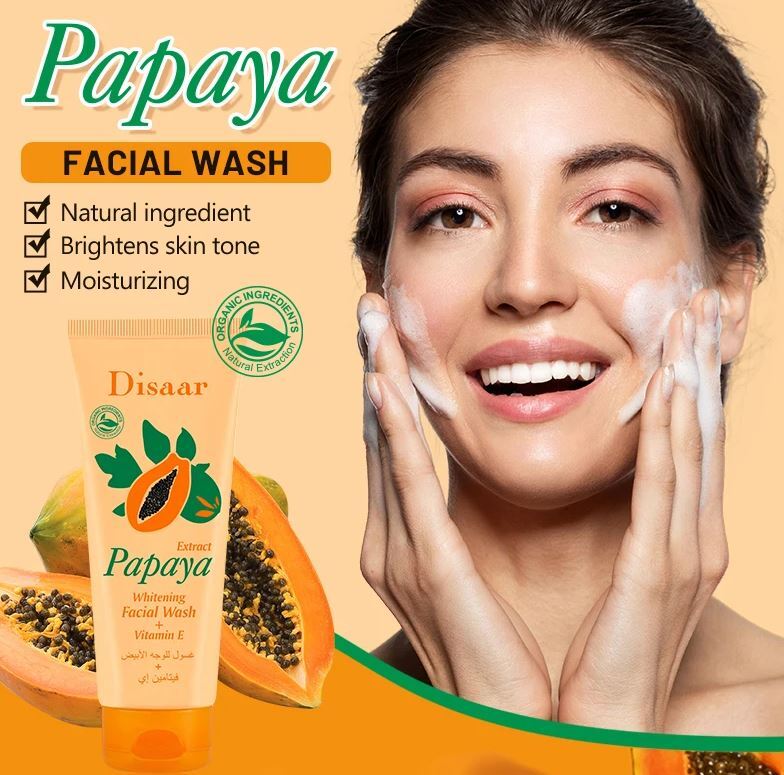 Disaar Papaya Extract Whitening Vitamin E Facial Wash 100g | BIOAQUA ...