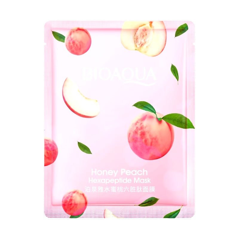 BIOAOUA Peach Facial Mask Moisturizer Face Sheet Mask | BIOAQUA Pakistan