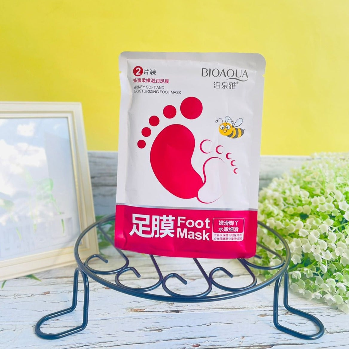 BIOAQUA Honey Moisturizing Foot Mask 35g | Softening & Hydrating ...