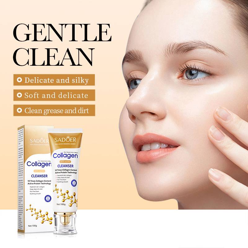 Sadoer Collagen Anti-Aging Face Cleanser 100g | BIOAQUA Pakistan
