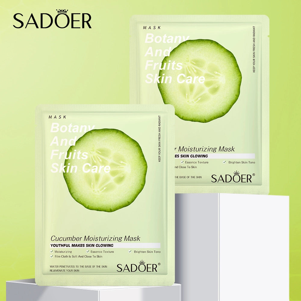 Sadoer Botany And Fruits Cucumber Moisturizing Face Sheet Mask | BIOAQUA Pakistan