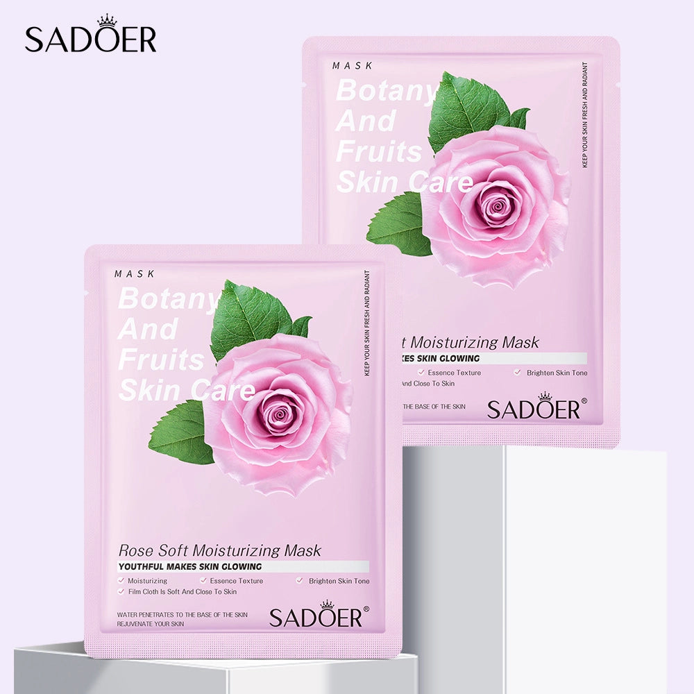 Sadoer Botany And Fruits Rose Moisturizing Face Sheet Mask | BIOAQUA Pakistan