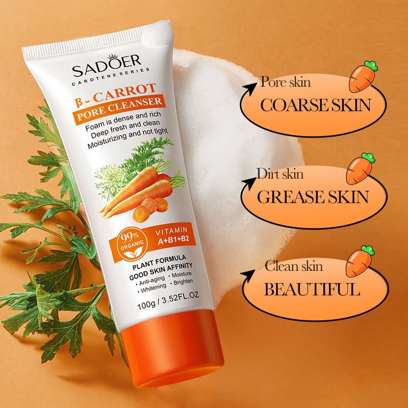 SADOER Carotene Beta Carrot Pore Cleanser - 99% Organic 100g | BIOAQUA ...