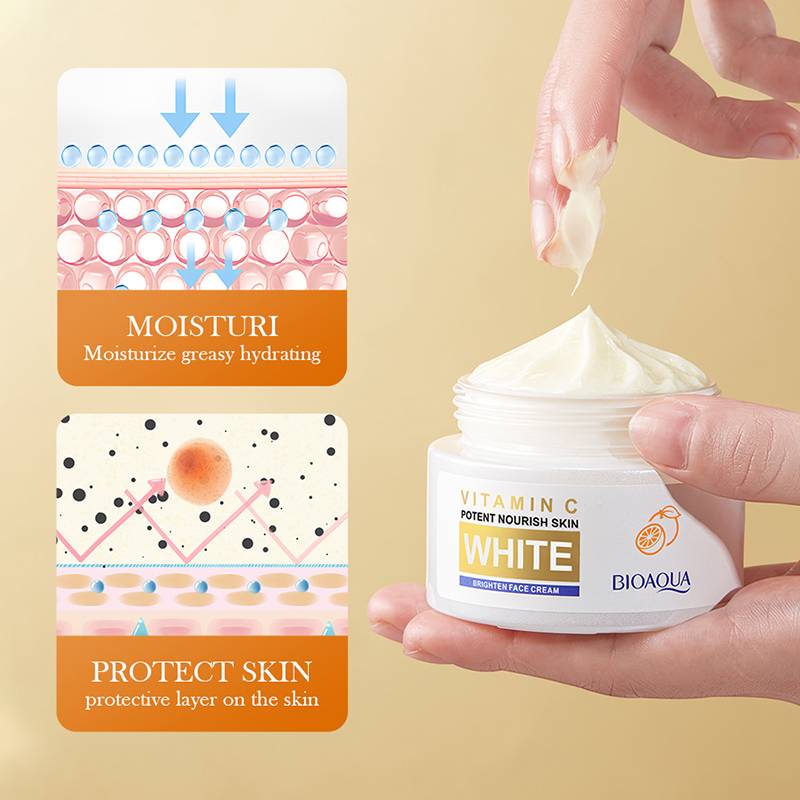 Bioaqua Vitamin C White Brighten Face Cream 50g BQY38456 | BIOAQUA Pakistan