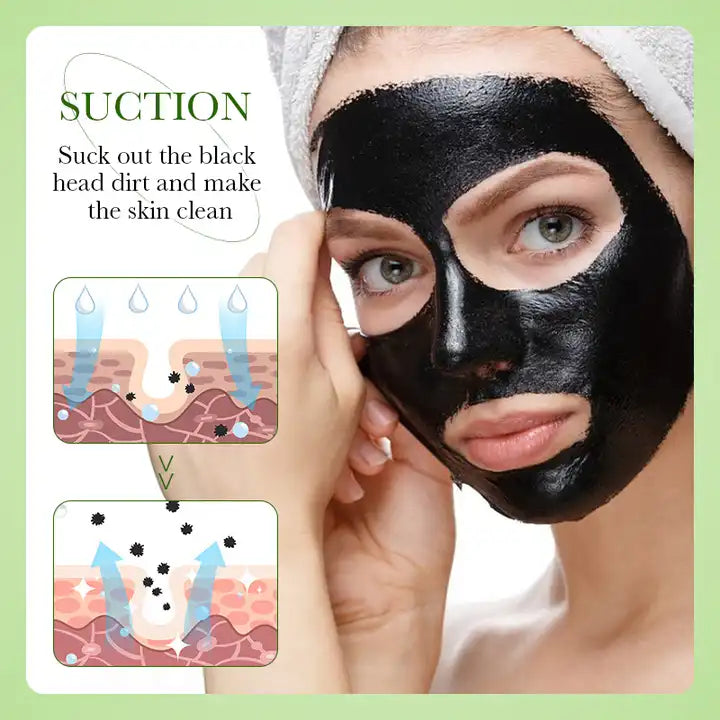 ZOZO Bamboo Charcoal Peel Off Blackhead Removal Clay Mask 100g ...