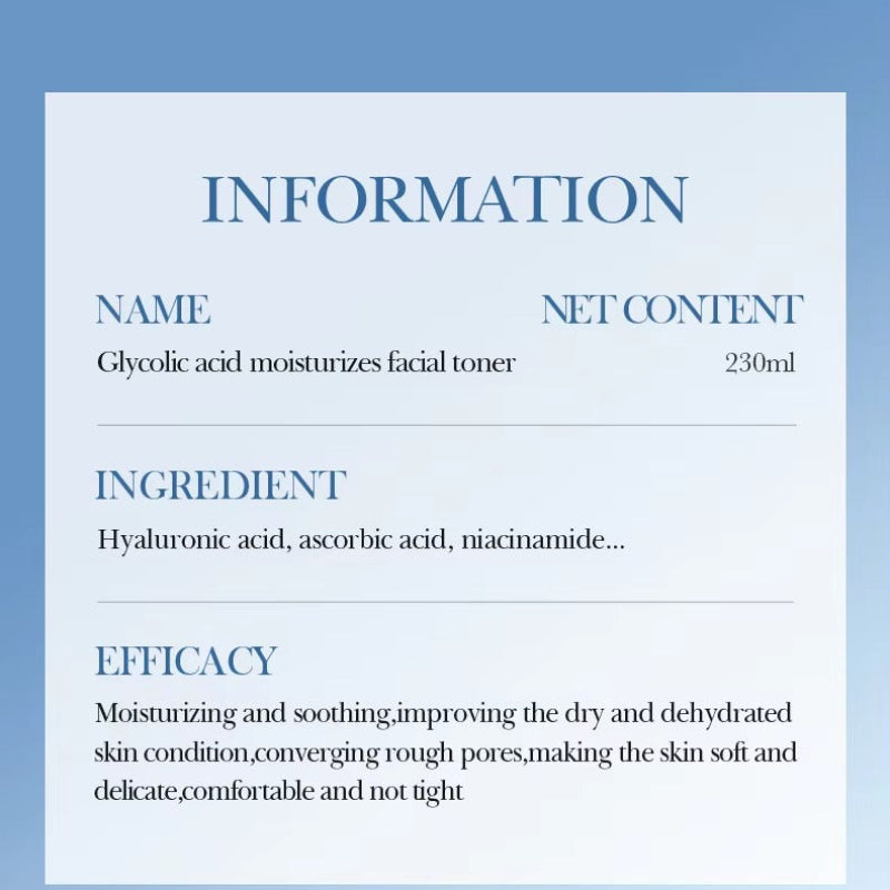 SADOER 7% Glycolic Acid Rejuvenation Face Toner – Hydrating & Exfoliat ...