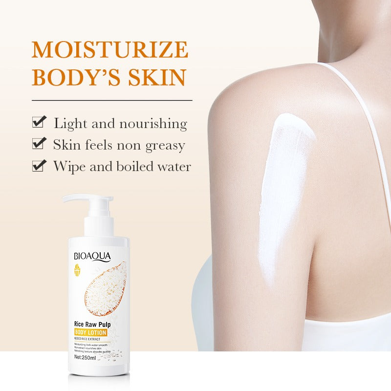 BIOAQUA Rice Body Lotion 250ml | Moisturizing & Softening for Smooth ...