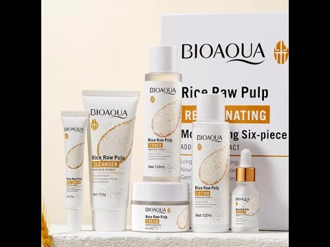 BIOAQUA All in One Rice Raw Pulp Skin Care Products Set | BIOAQUA Pakistan