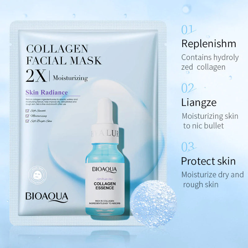 BIOAQUA Collagen Moisturizing Facial Sheet Mask | BIOAQUA Pakistan