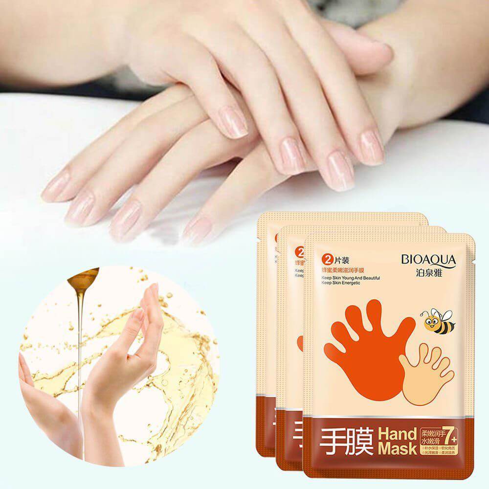 BIOAQUA Honey Hand & Foot Mask Pack of 2 | Moisturizing & Softening ...