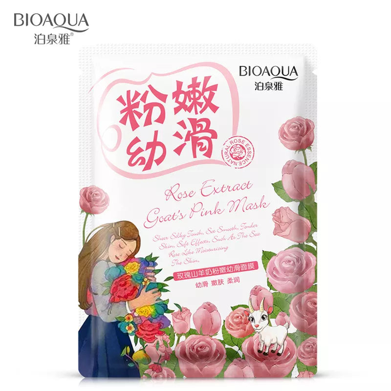 BIOAQUA Rose Extract Plant Essence Facial Sheet Mask | BIOAQUA Pakistan