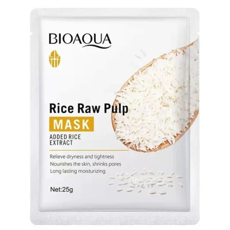 BIOAQUA Rice Raw Pulp Moisturizing Face Mask Sheet | BIOAQUA Pakistan